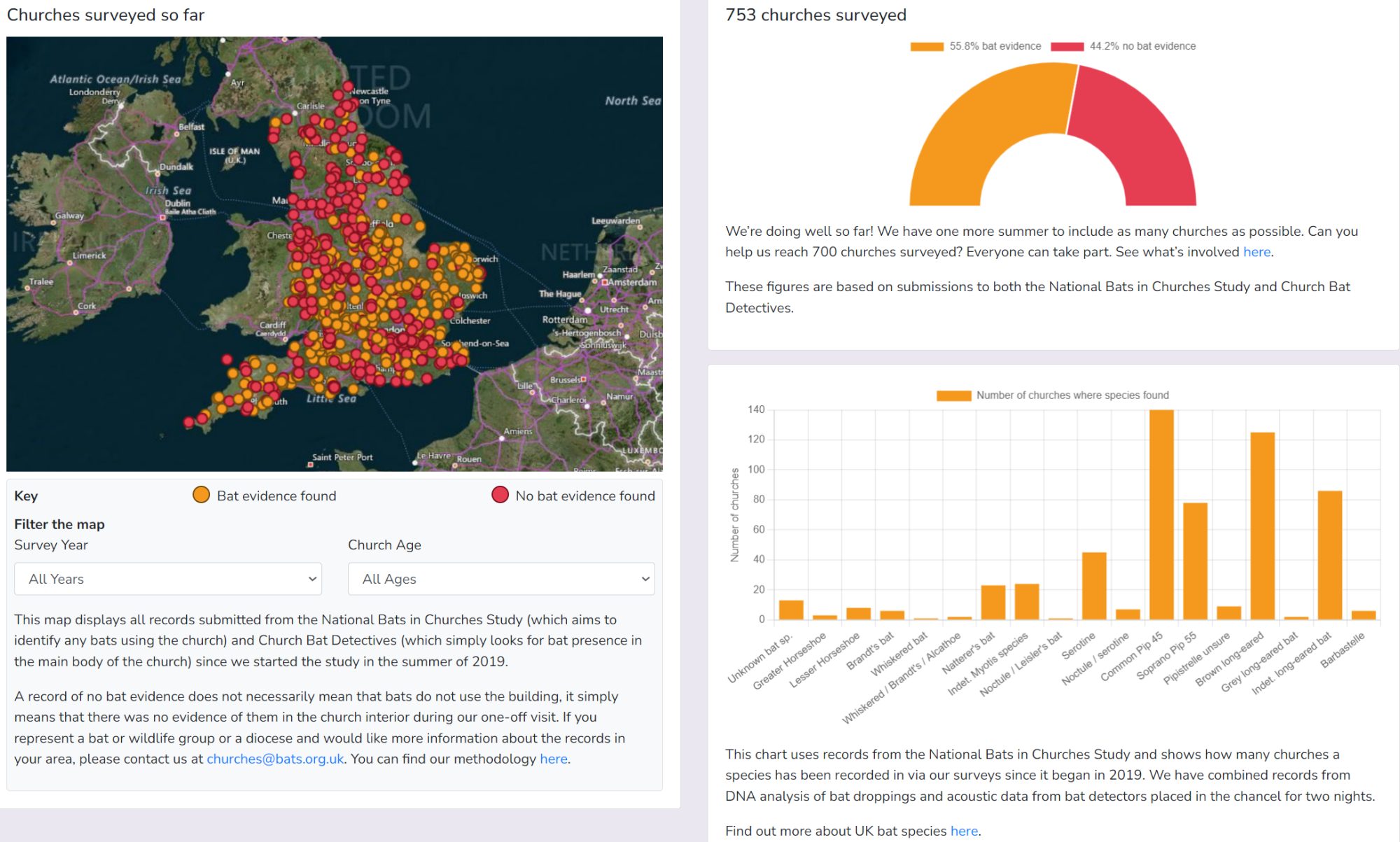 National Bats In Churches Survey - Bats In Churches